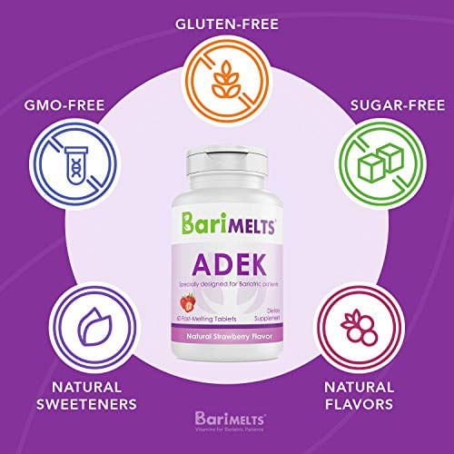 Barimelts Adek, Vitaminas Bariátricas Dissolvíveis, Sabor Natural De ...