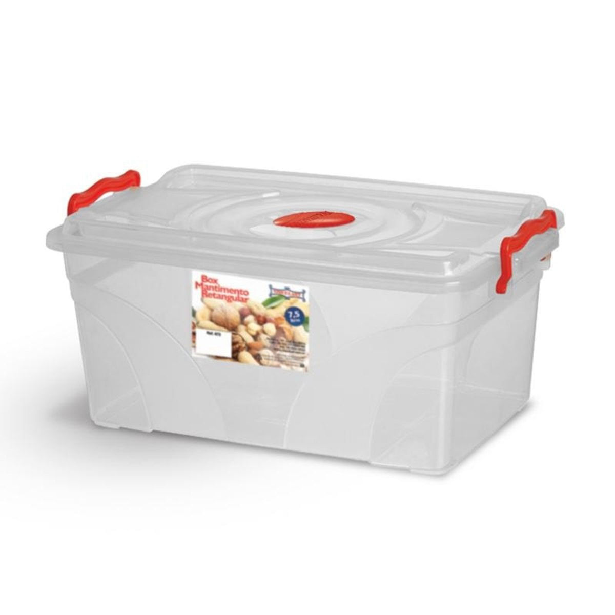 Box Retangular Com Trava 7,5 Litros - Carrefour - Carrefour