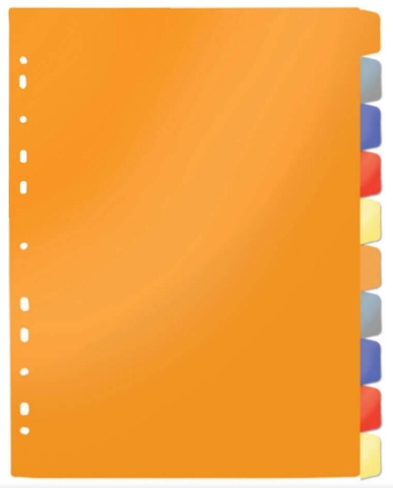 Divisoria Fichario Plastica 10projecoes Pp A4 S/visor Colo - Carrefour