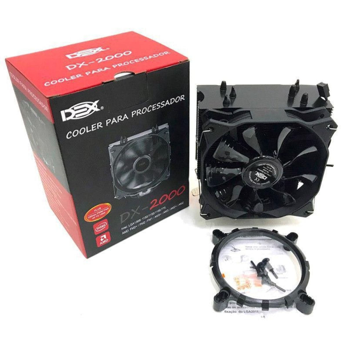 Cooler para Processador-Cpu Intel/Amd Plus Pwm Dex Dx-2000 - Carrefour