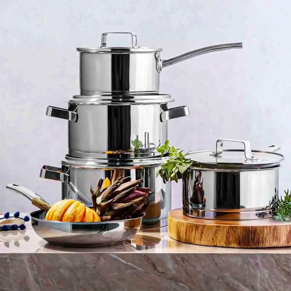 Conjunto De Panelas Brinox Palazzo Aço Inox 5 Peças 4808/100 - Carrefour