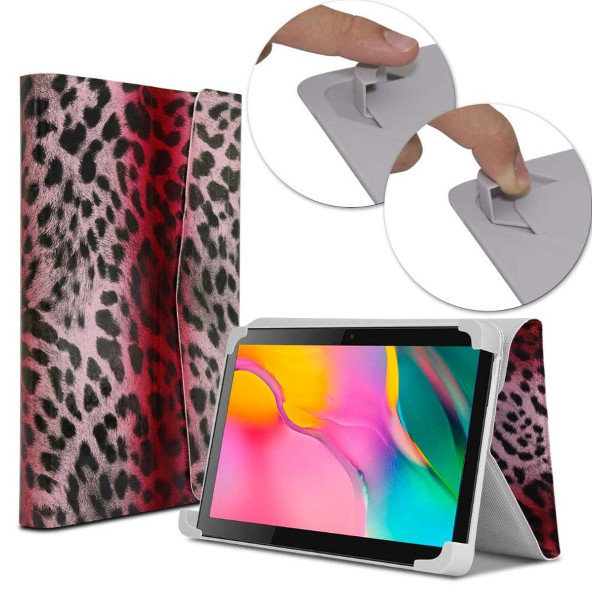 Capa de Tablet Universal 7 Polegadas Onça Vermelho - Carrefour