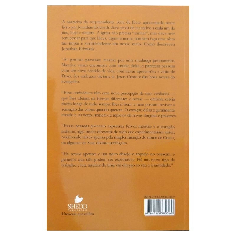 Livro Físico A Surpreendente Obra De Deus Jonathan Edwards - Carrefour