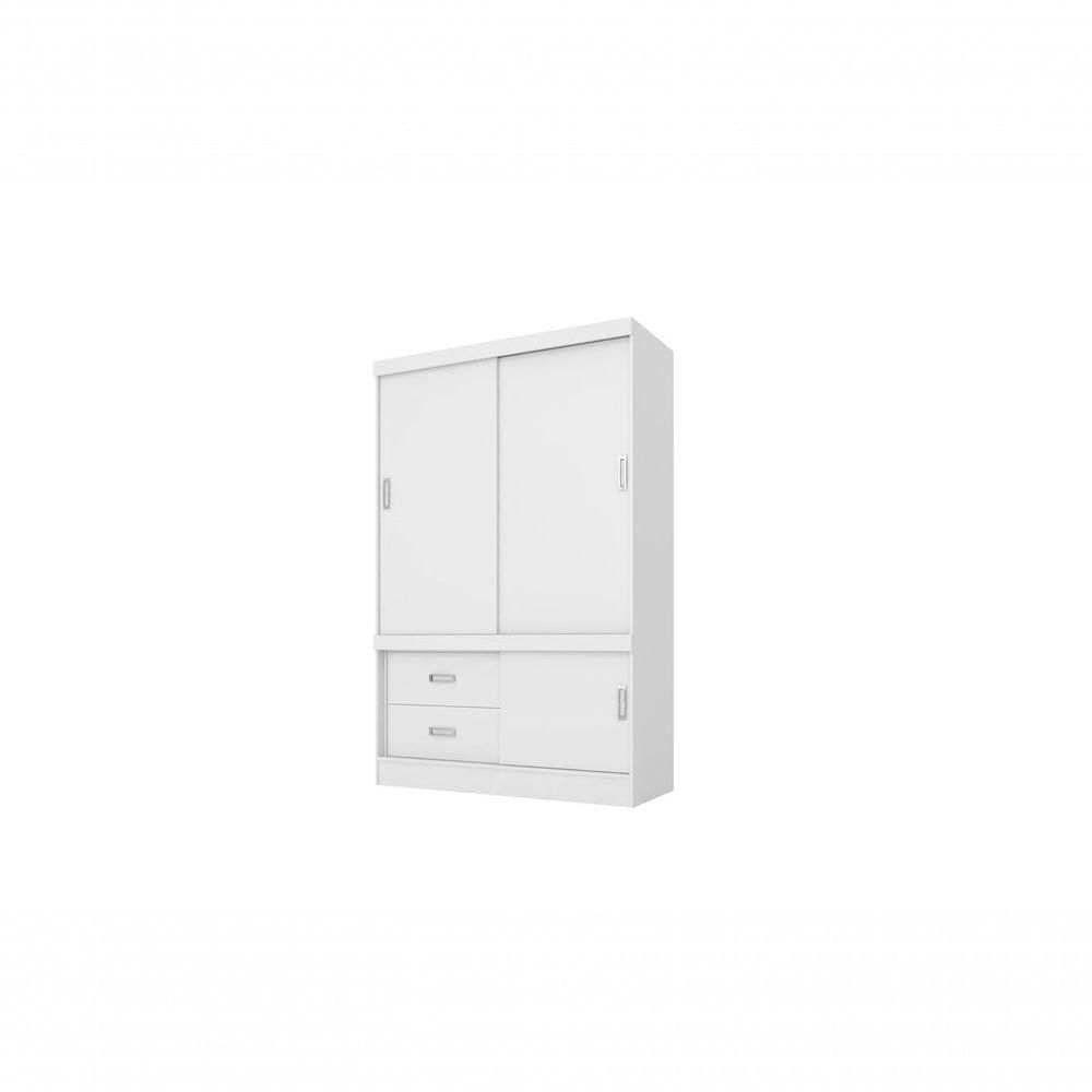Guarda-roupa Estilo Ii Com 2 Branco / Rosa - Carrefour