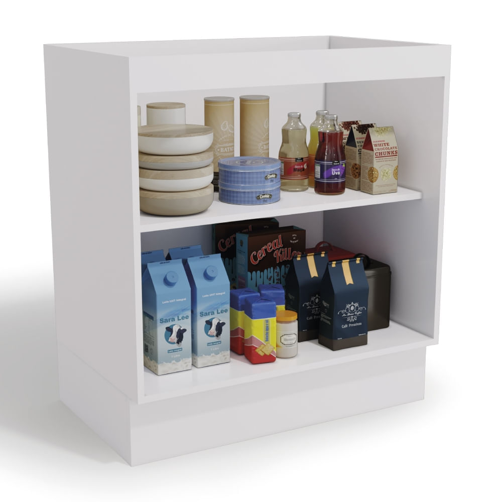 Balcão De Cozinha Kappesberg Maxxi 2 Portas G744 Branco - Carrefour