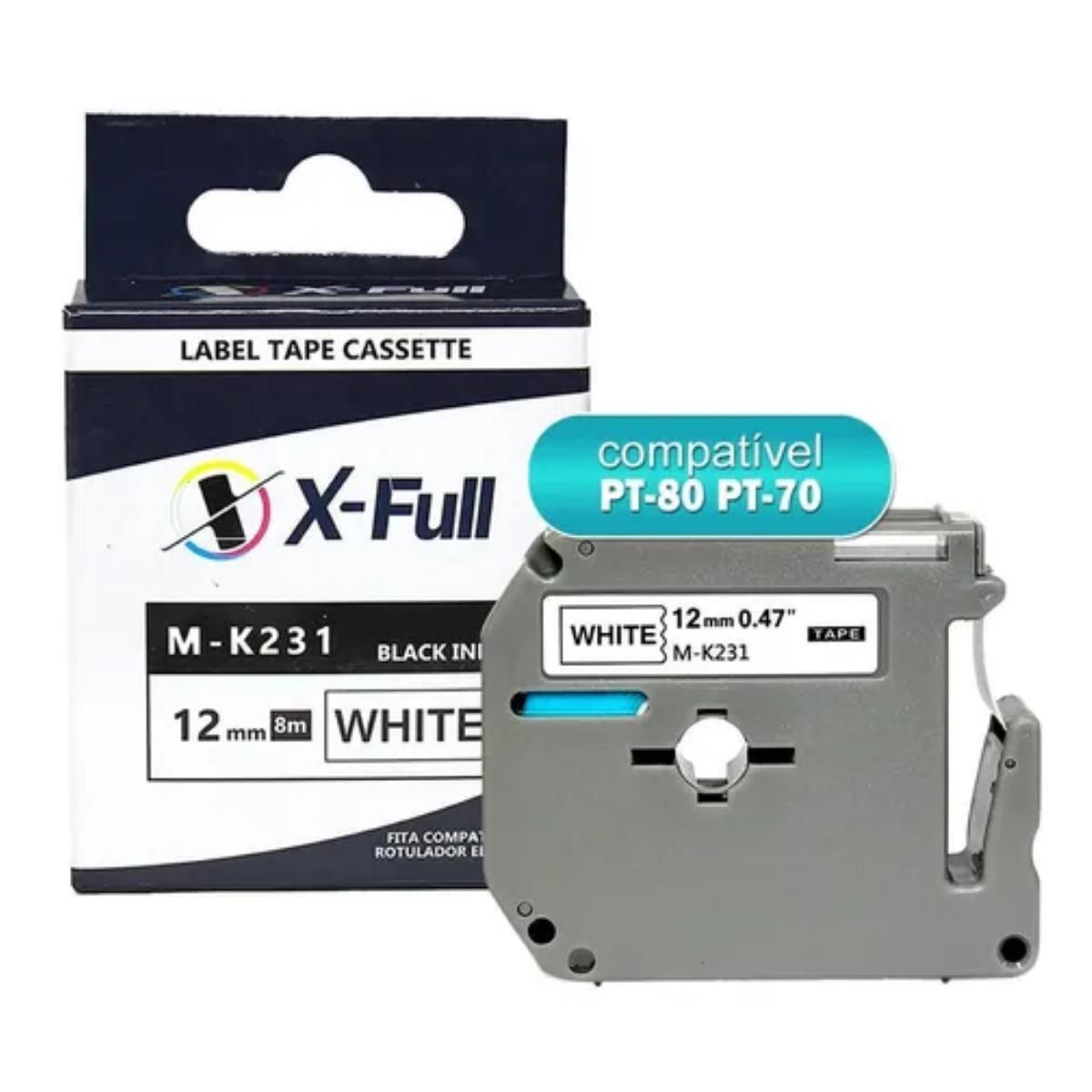 Kit 2 Fitas Compatível Etiquetador Brother Pt-70 Pt-80 Pt-90 - Carrefour