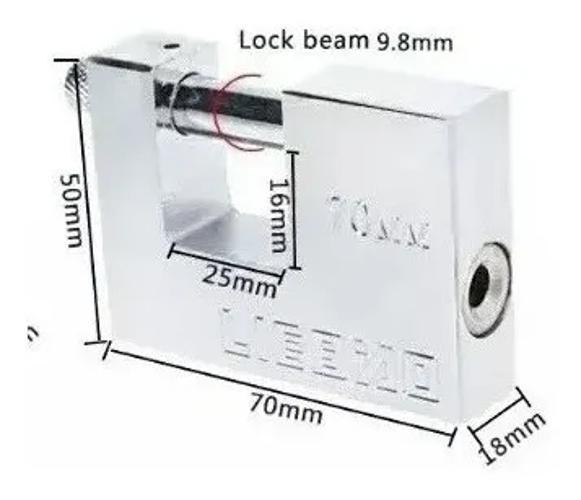 Cadeado Inviolável Importado Lieb 70mm - Carrefour
