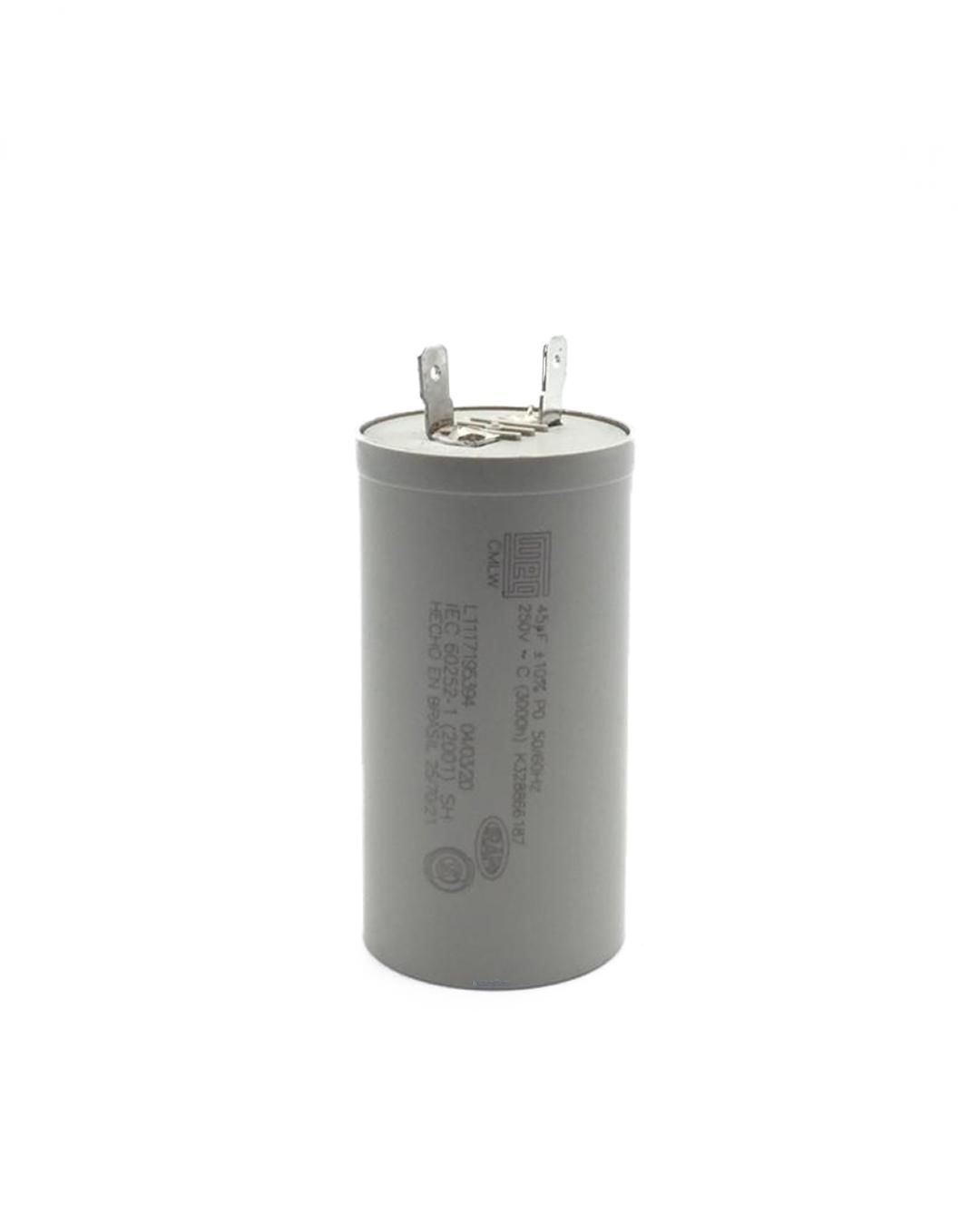 Capacitor 45 Uf 250vac Lavadora Roupas Electrolux Brastemp - Carrefour
