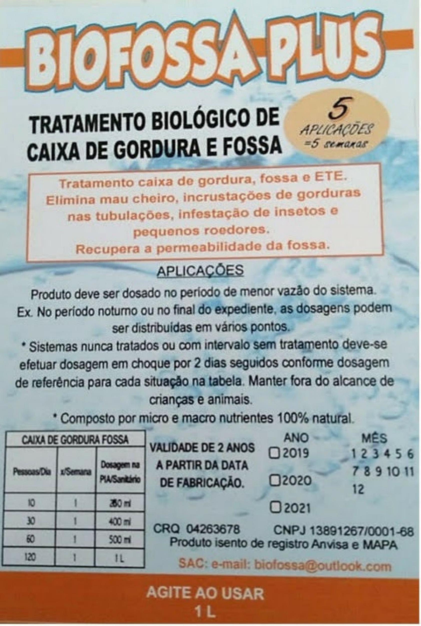 Biofossa Plus Tratamento De Fossa Com Nutrientes - Carrefour