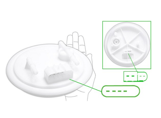 Tampa Flange Bomba De Combustível Chevrolet Corsa 93303221 Vp 7020 ...