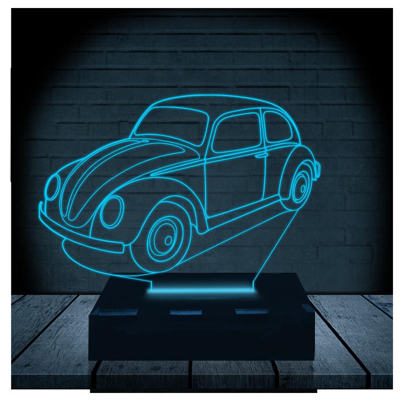 Luminária Led 3d | Fusca Carro | Abajur - Carrefour