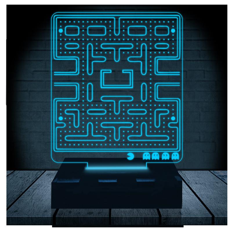 Luminária Led 3d | Pac Man Come Come | Abajur - Carrefour