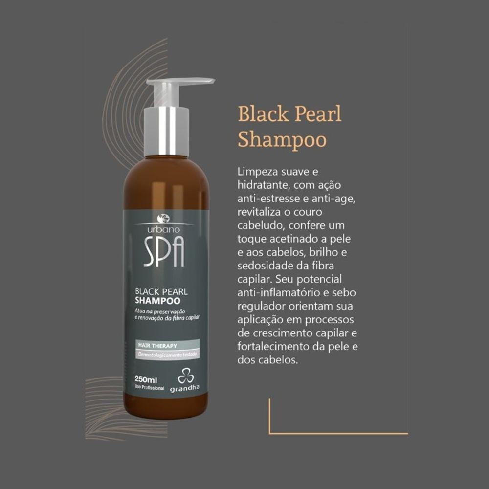 Shampoo Grandha Urbano Spa Hair Therapy Black Pearl 250 Ml - Carrefour