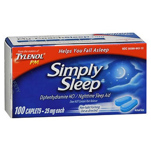 Comprimidos De Auxílio Noturno Para Dormir Simply Sleep 100 Comprimidos ...