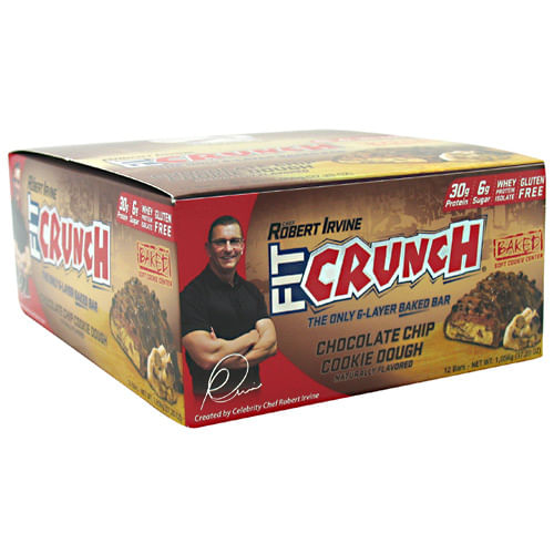 Massa De Biscoito Com Gotas De Chocolate Fit Cruch Bar 12/88 Gms Do ...