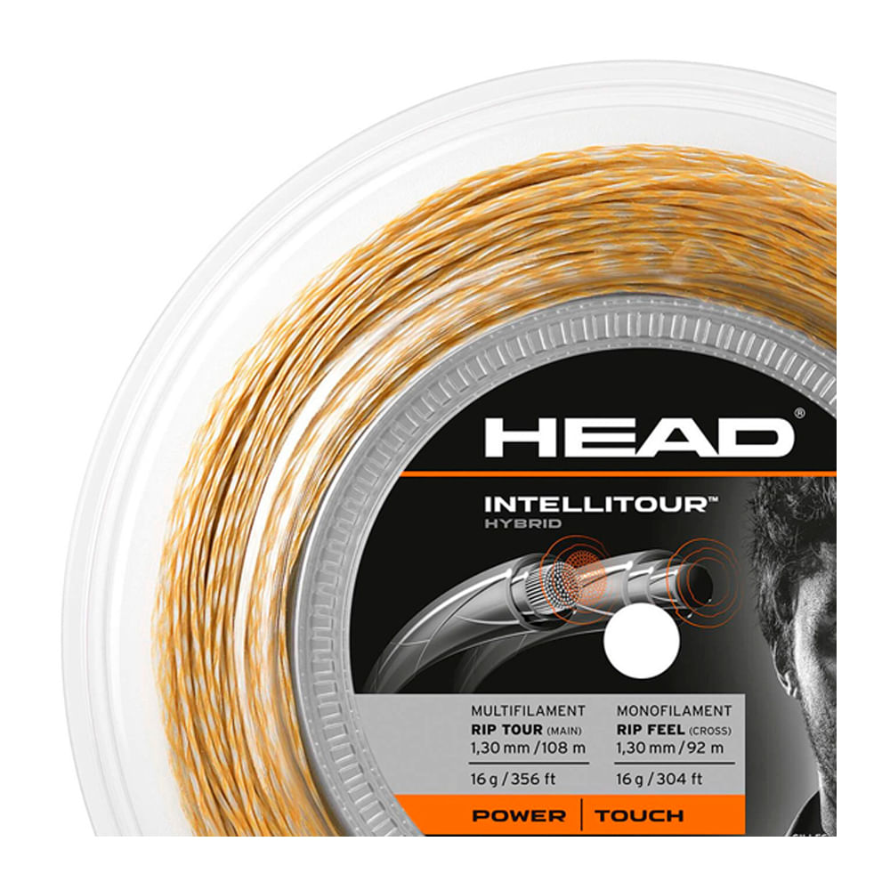 Corda Raquete Tênis Head Intellitour 16 1.30mm Hybrid 200m - Carrefour