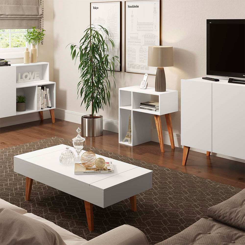 Aparador Para Sala De Estar Leaves Be Mobiliário - Carrefour