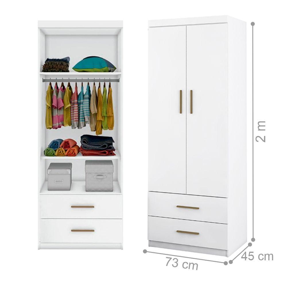 Roupeiro Infantil Sophia Branco - Carrefour