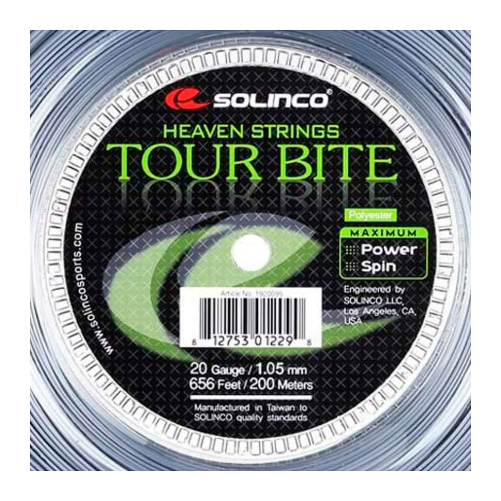 Corda Raquete Tênis Solinco Tour Bite 20 1.05mm 200m - Carrefour