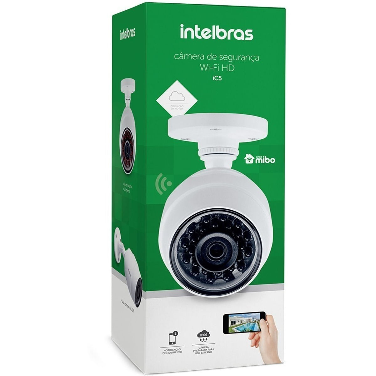 Camera Externa Mibo Ic5 Bc Intelbras - Carrefour