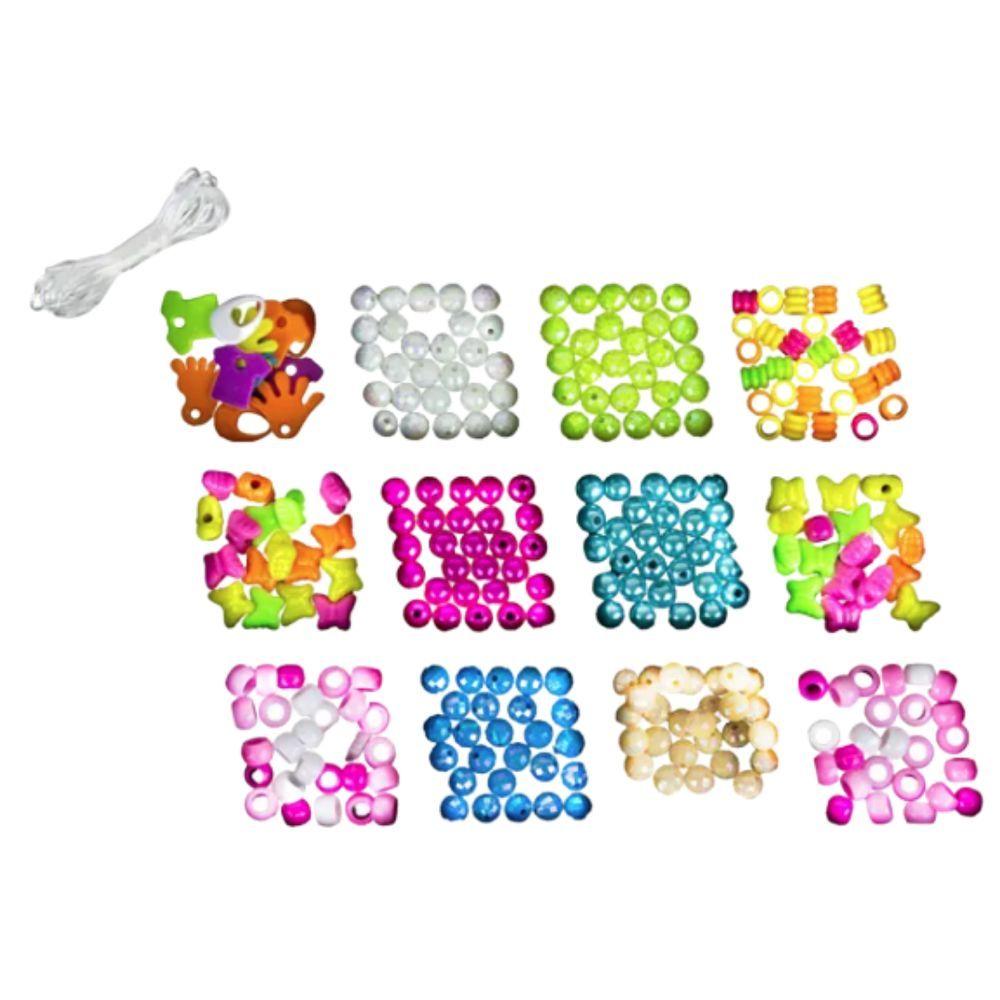 Kit Cria Biju Colar E Pulseira 300 Peças - Etitoys - Carrefour