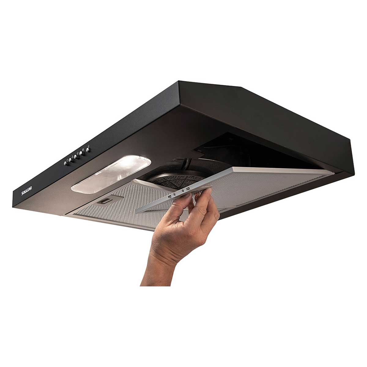 Depurador Slim Suggar 60cm Dps161pt Preto 110v - Carrefour - Carrefour