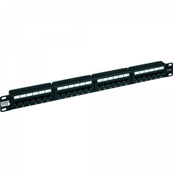Patch Panel Cat.5e T568a/b 24p Furukawa Sohoplus - Carrefour