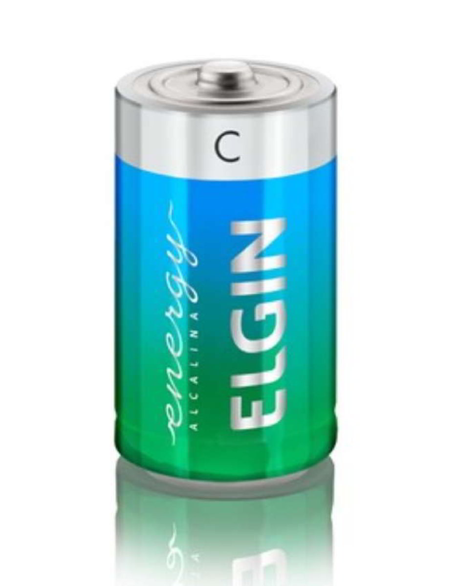 Pilha c Alcalina Lr14 1.5v Com 2 Elgin - Carrefour - Carrefour