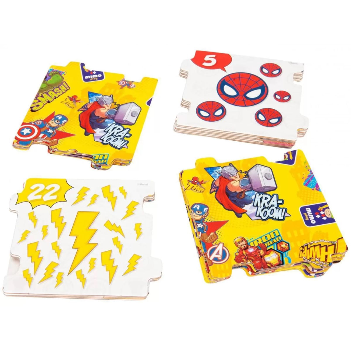 Jogo Aprendendo as Sequências Numéricas Marvel Super Hero Mimo ...