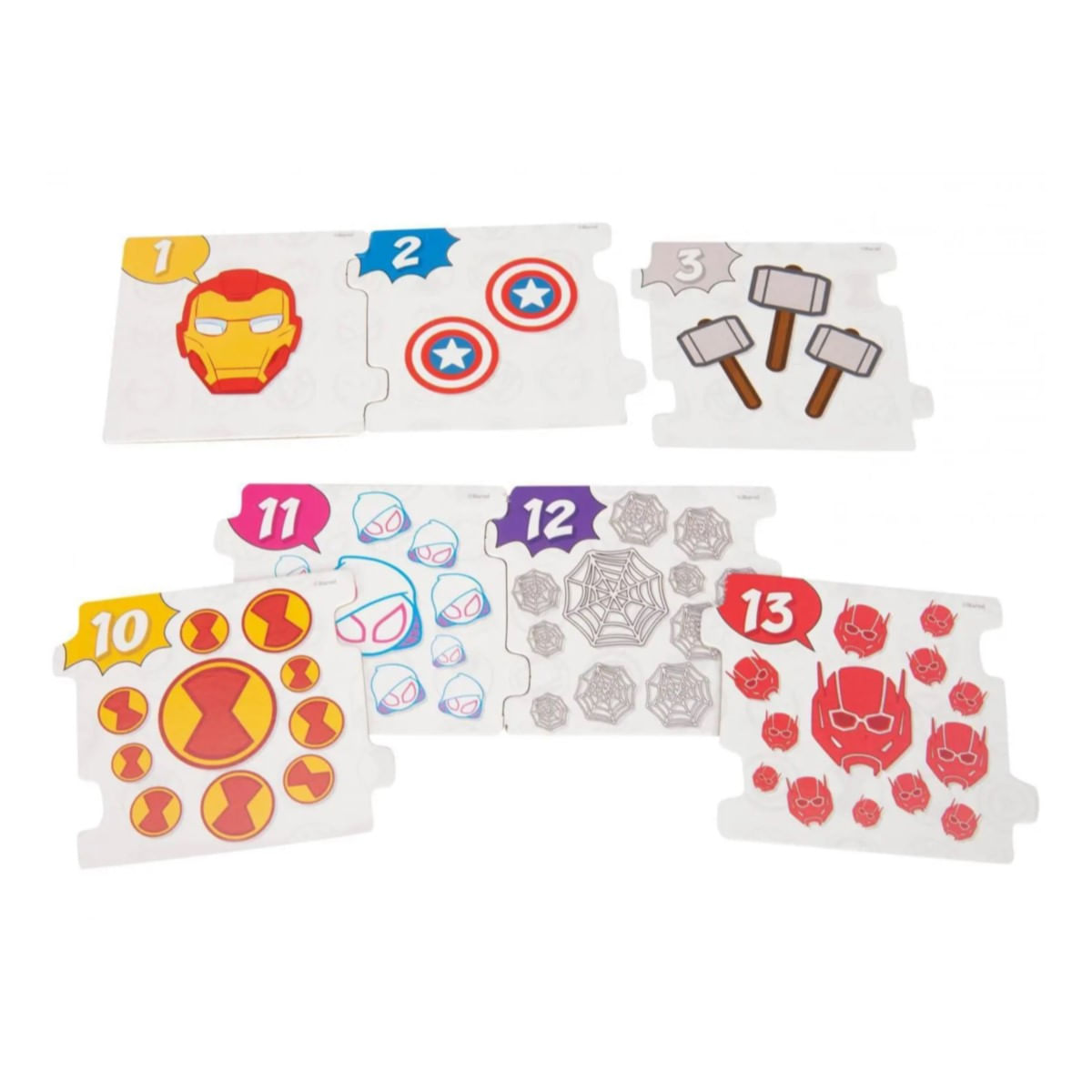 Jogo Aprendendo as Sequências Numéricas Marvel Super Hero Mimo ...