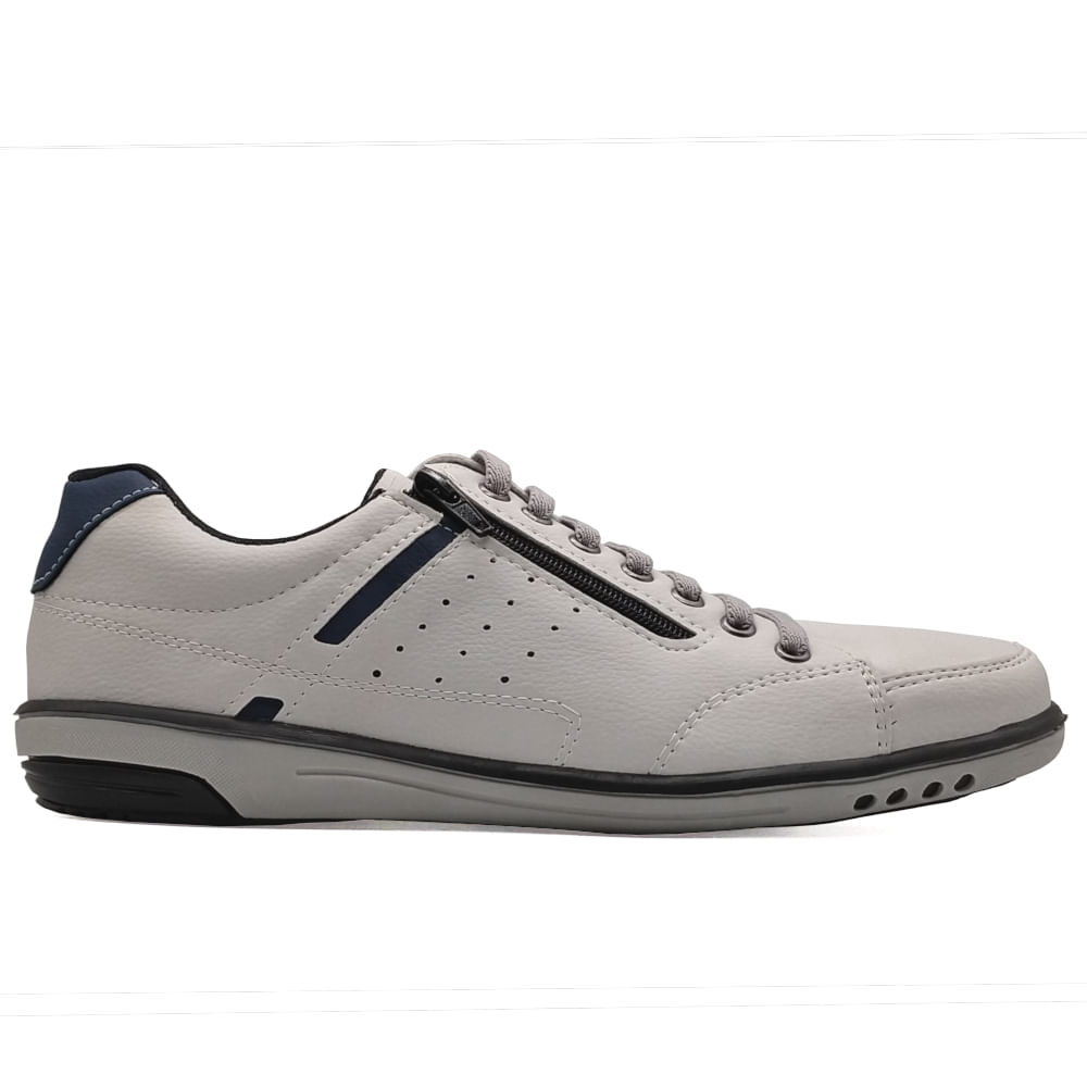 Sapatênis Elástico Cadarço Zíper Cores Sapato Tênis Masculino Casual ...