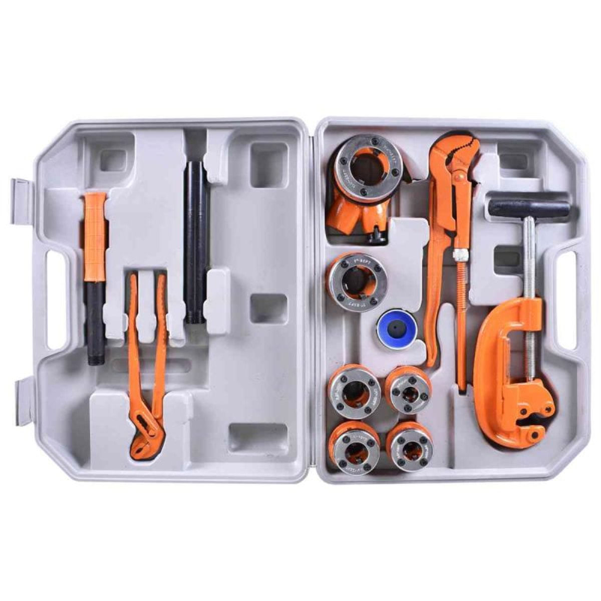 Jogo de Tarraxas de 1/4 à 1.1/4 POL Kit com 13 Peças com Maleta 773345 ...