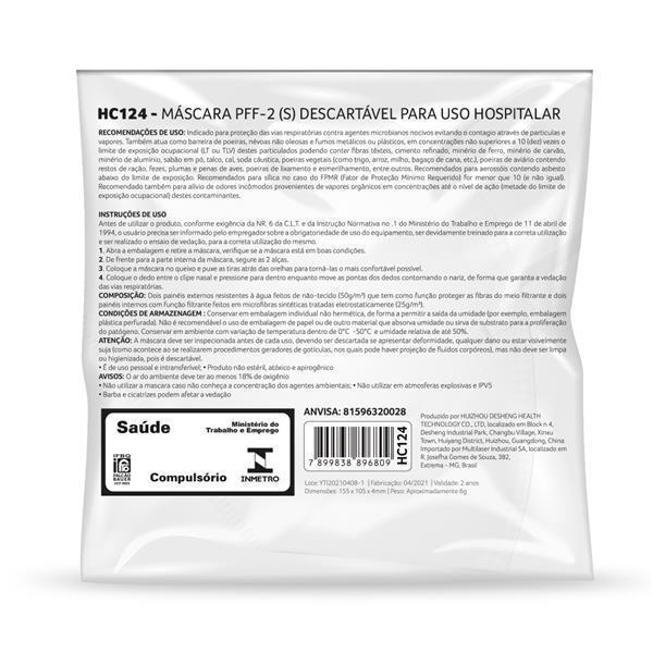 Kit Com 20 Mascara Pff-2 - Carrefour