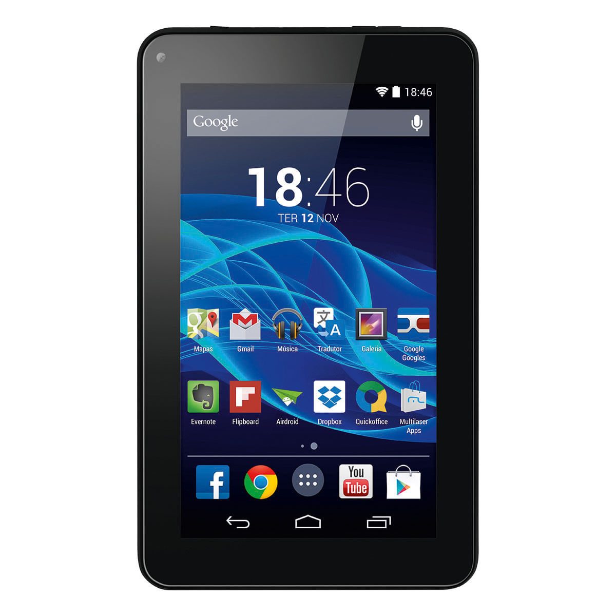 Tablet Multilaser M7 NB184 8GB Tela de 7" Android 4.4 WiFi Preto ...