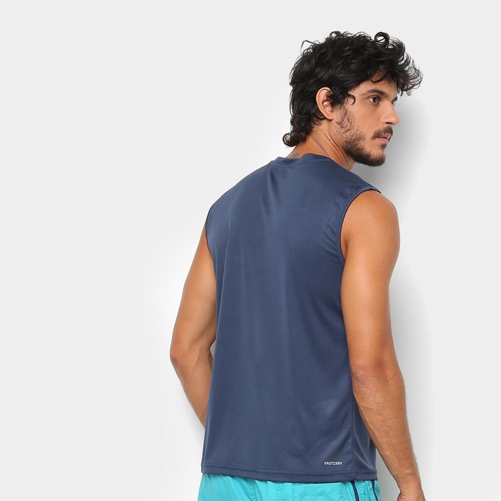 Camiseta Regata Speedo Masculina Dry Fit Interlock 059285 Marinho M ...