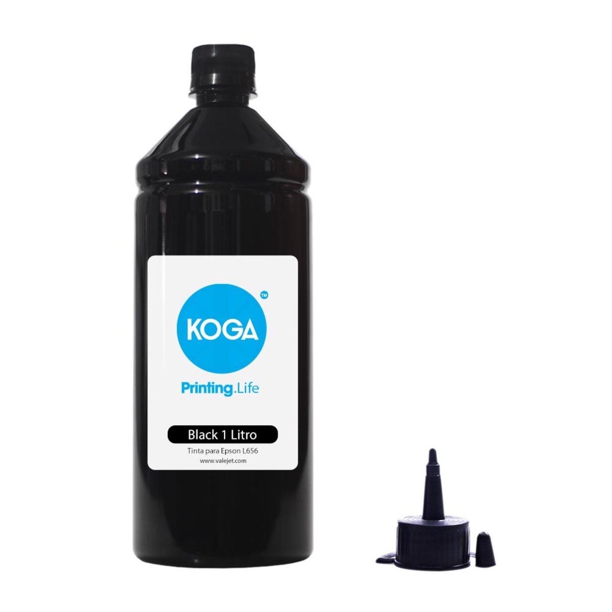 Tinta para Epson L656 EcoTank Black Corante 1 Litro Koga - Carrefour ...