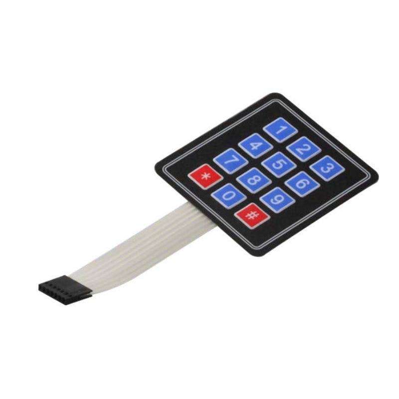 Teclado Membrana Matricial 4×3 12 Teclas Arduino Pic Avr - Carrefour