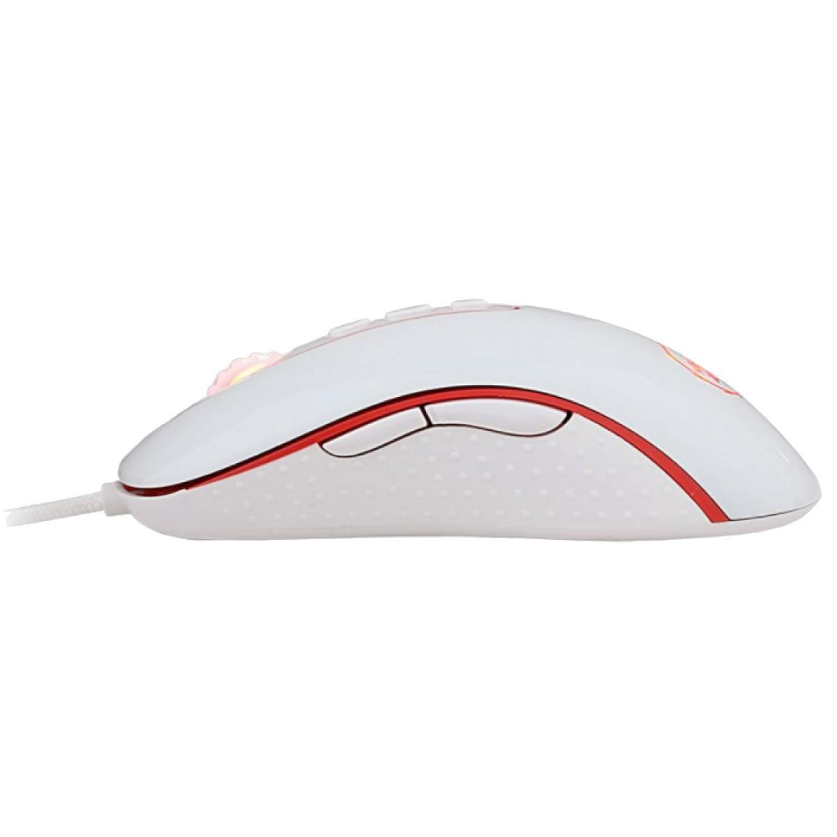 Mouse Gamer Redragon Phoenix 2 Lunar White Rgb - M702w-1 - Carrefour