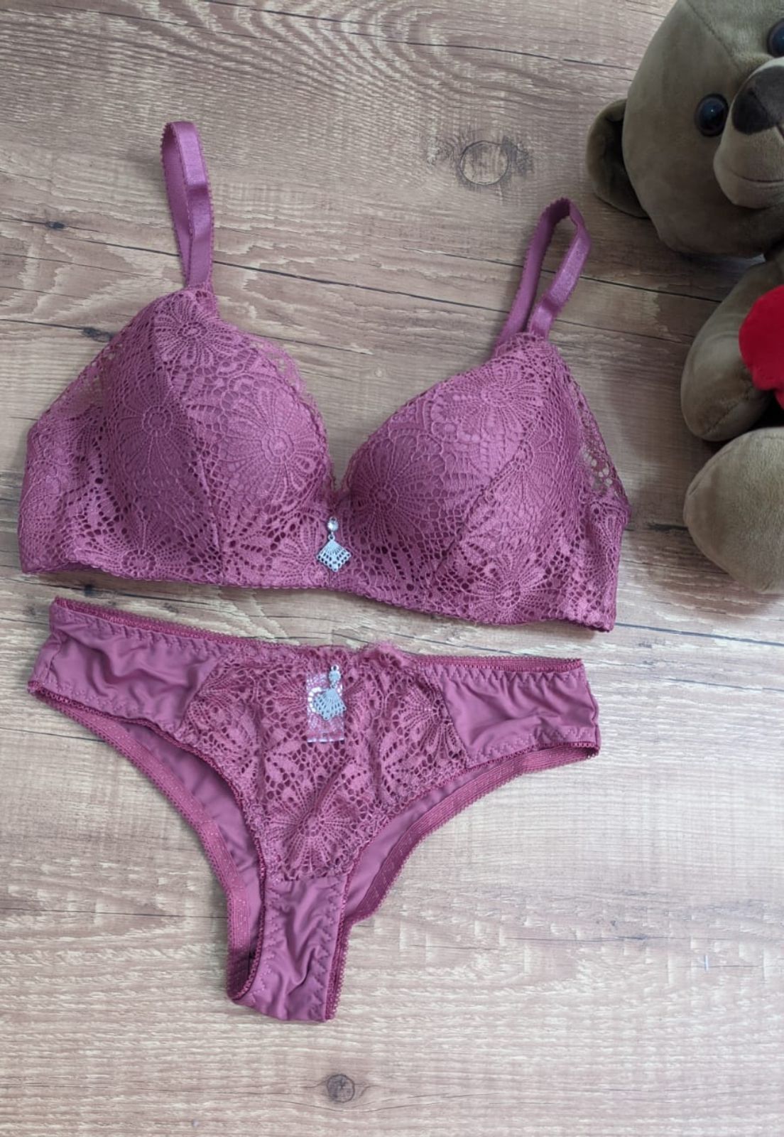 Conjunto Lingerie Com Calcinha Larguinha - Carrefour