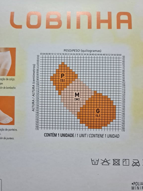 Meia Calça Lobinha 2570-001 Fina Fio 20 9990-preto G - Carrefour