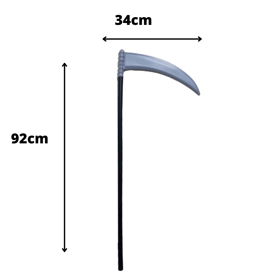 Fantasia Halloween Capa Mago Feiticeiro Com Capuz E Foice Capa Pânico ...