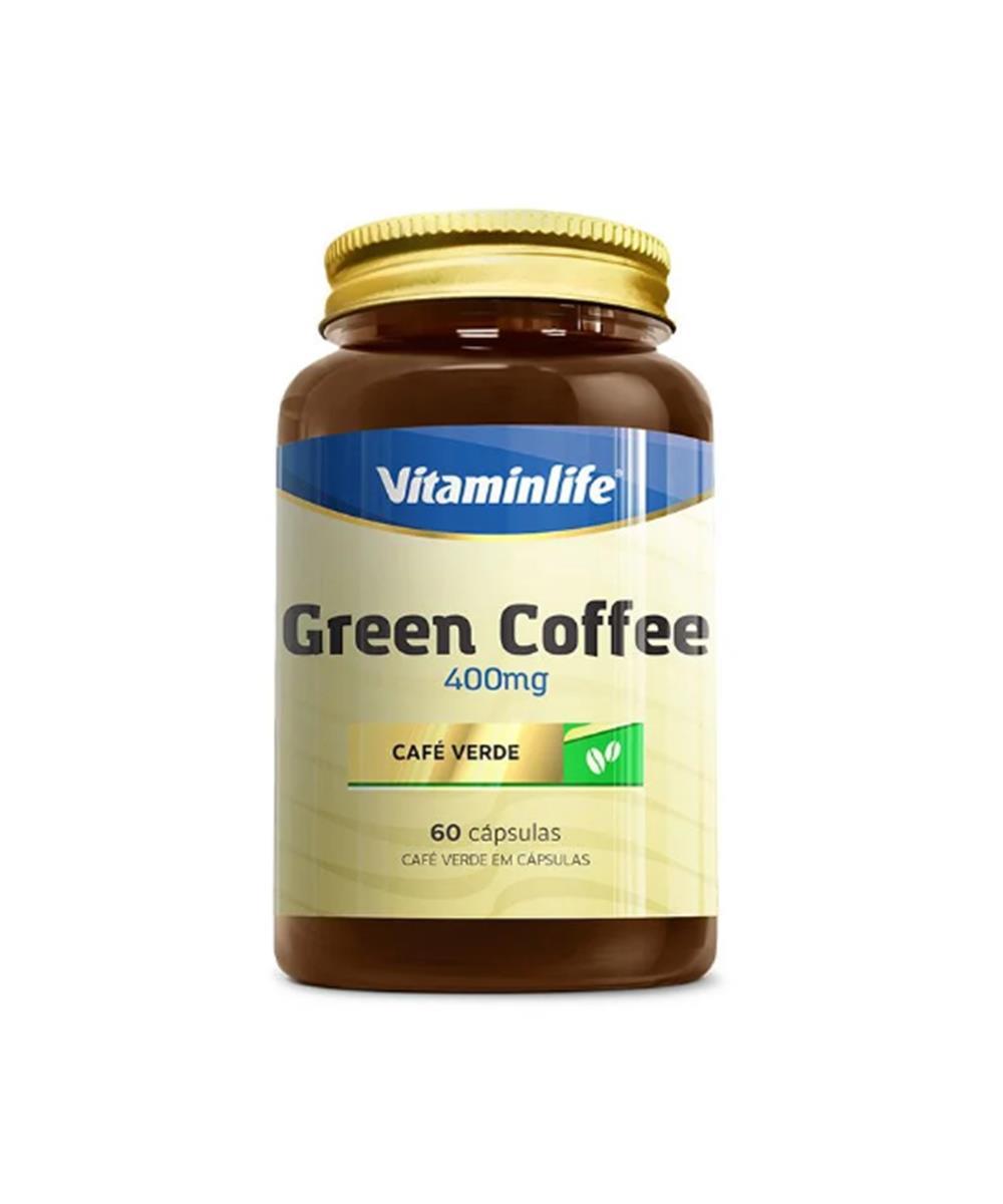 Café Verde 400mg Vitaminlife Green Coffee 60 Cápsulas - Carrefour