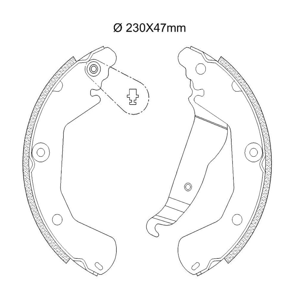 Sapata Lona Freio Chevrolet Spin Tracker 1.8 Traseira Frasle - Carrefour