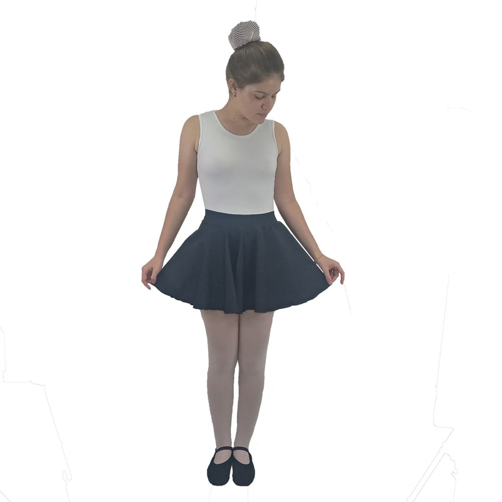 Saia Ballet Ritmus Damma Adulto Rodada Com Elástico - Carrefour
