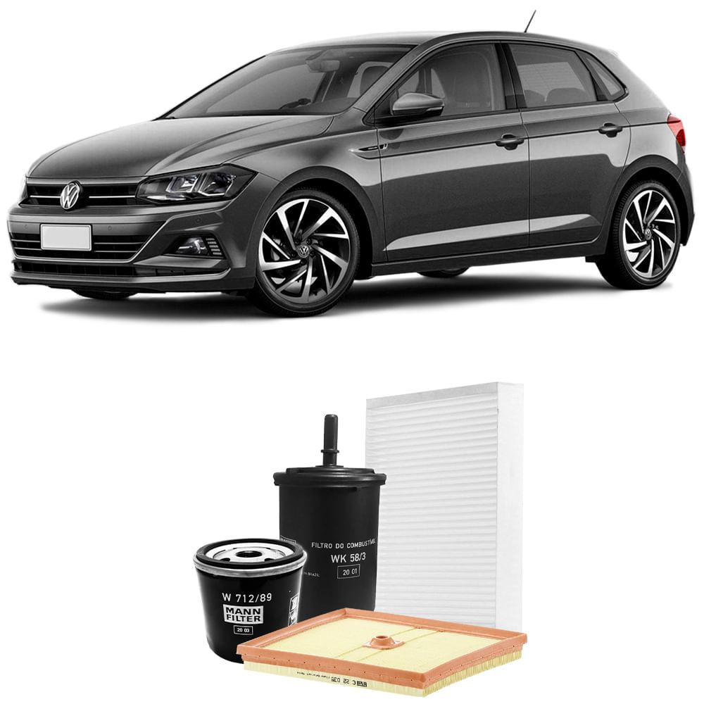 Kit Filtro Polo 1.0 Tsi 2018 A 2019 Original Mann-filter - Carrefour