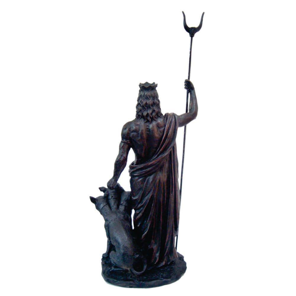 Estatua Hades Cerbero Mitologia Deus Mortos Grego Submundo - Carrefour