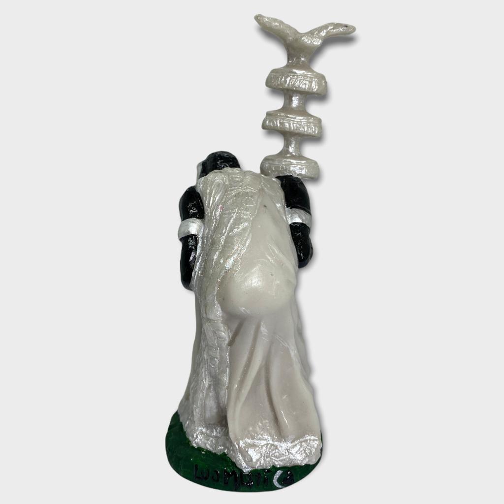 Escultura De Orixá Oxalá Branco 15 Cm Em Resina - Carrefour