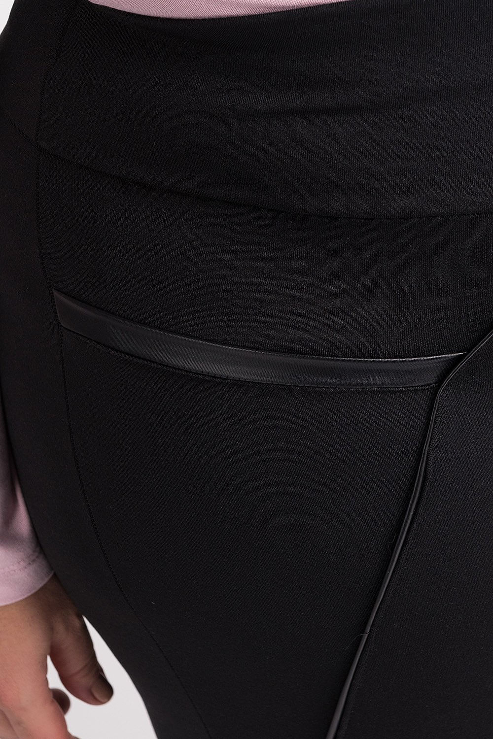 Calça Montaria Feminina Plus Size Peluciada Detalhes Cirrê - Serena ...