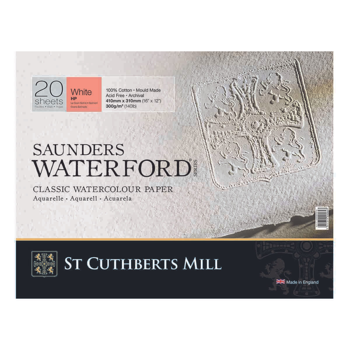 Bloco Saunders Waterford Grain Satine 300 G/m2 410x310mm 20f - Carrefour