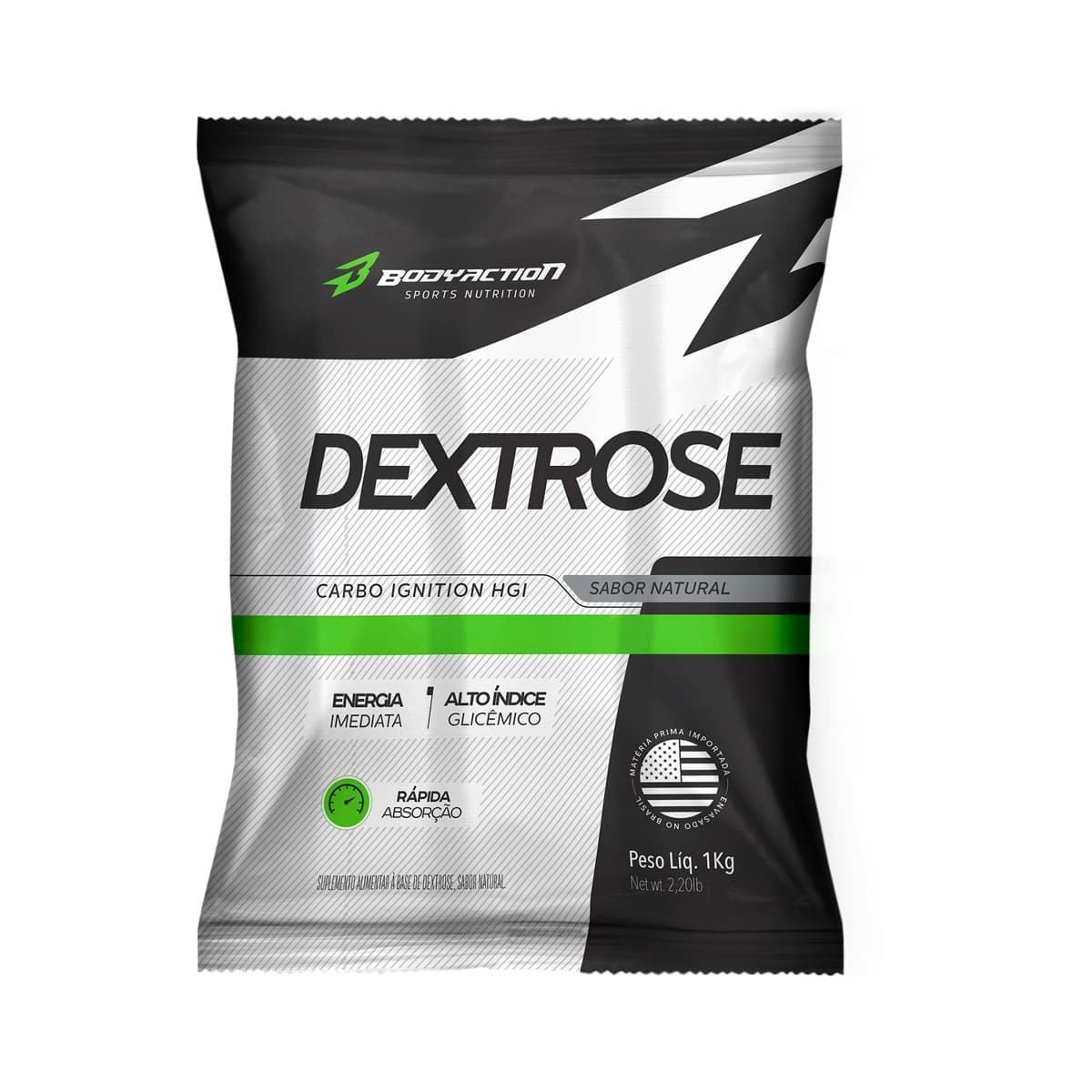 Kit 10x Dextrox (dextrose) - 1 Kg Natural - Bodyaction - Carrefour